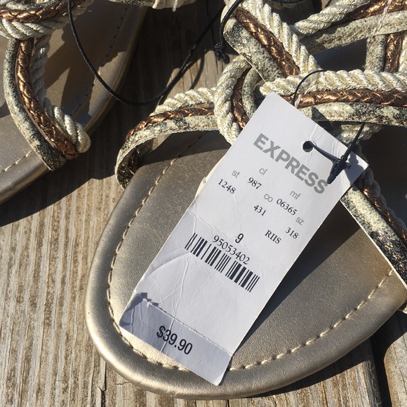Express | Shoes | Express Womens Gladiator Sandals 9 Nwt | Poshmark